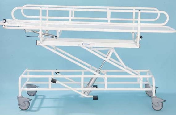 Freeway Height Adjustable Shower Trolley - Prism Medical UK, , moving ...
